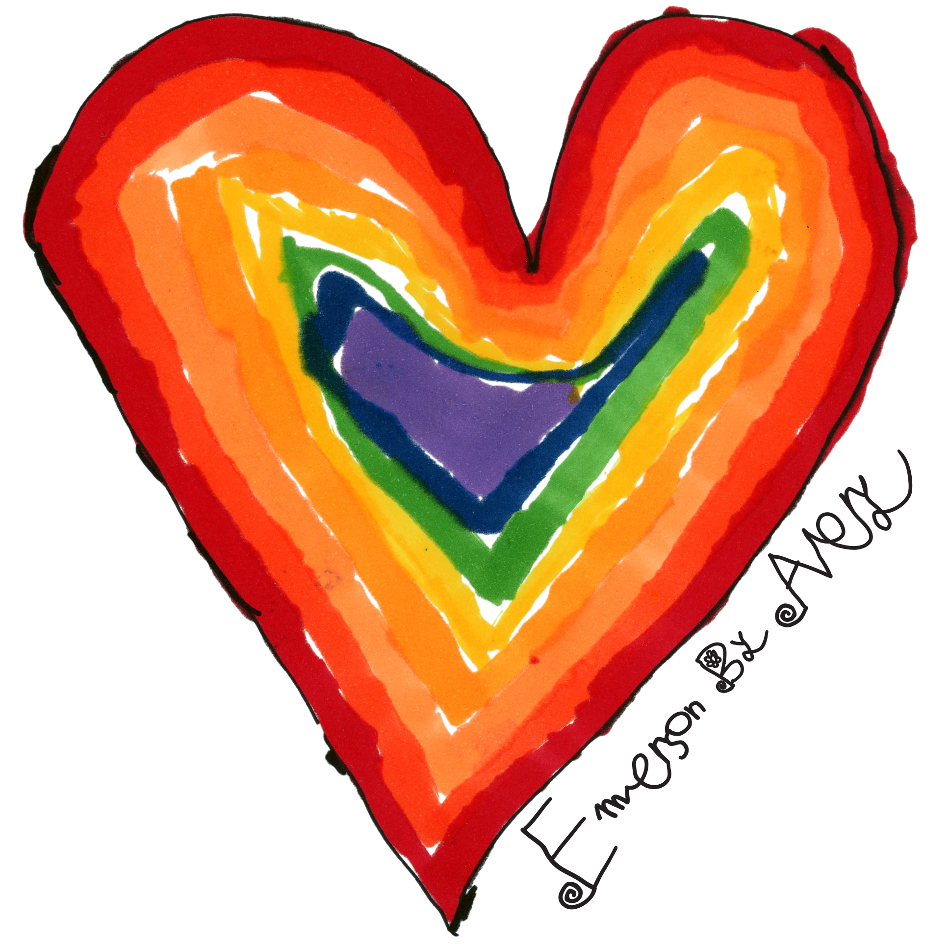 Rainbow Heart Collection – Emerson by Avery